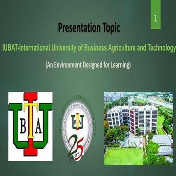 IUBAT- International University of Business Agriculture and Technology ...