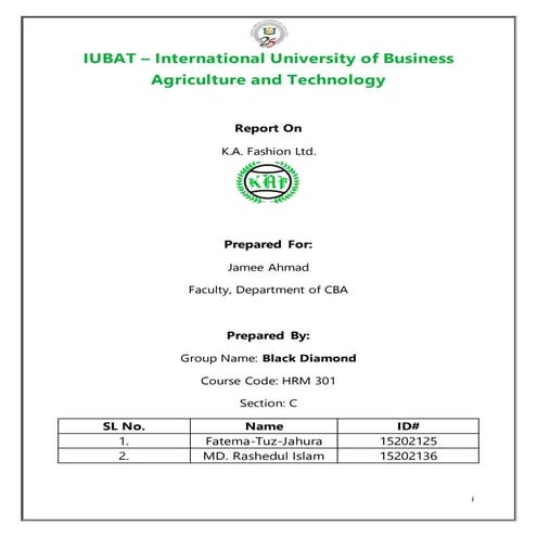 Iubat cover page | DOCX