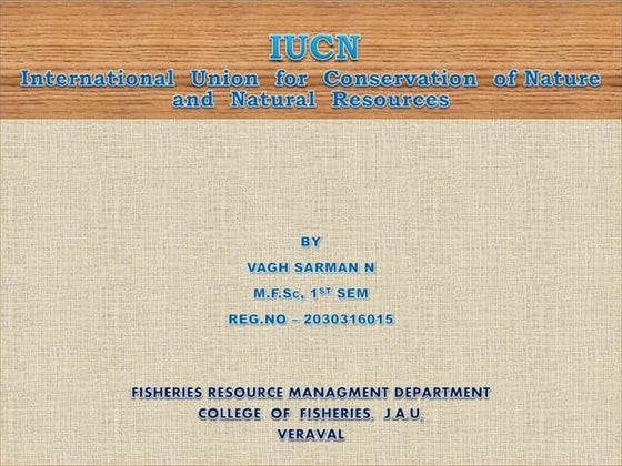 IUCN | PPT