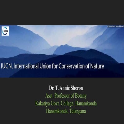 International Union for Conservation of Nature (IUCN) | PPTX