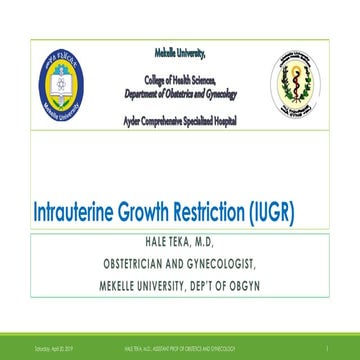 Iugr | PDF | Pregnancy | Reproductive Health