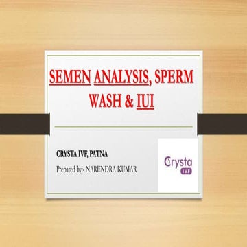 Intrauterine Insemintion IUI powerpoint presentation | PPTX