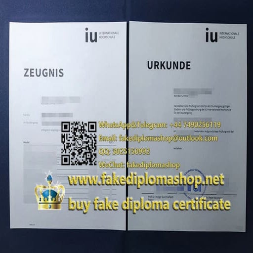 IU Internationale Hochschule diploma and transcript | PPT