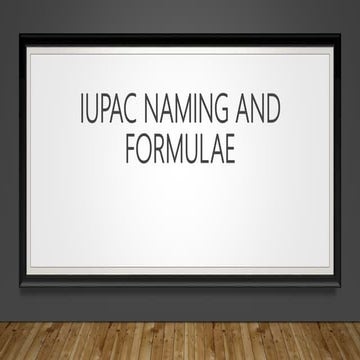 IUPAC naming rules | PPTX