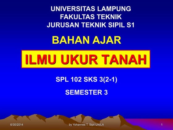 pengkuran jarak dan sudut (ilmu ukur tanah) | PDF
