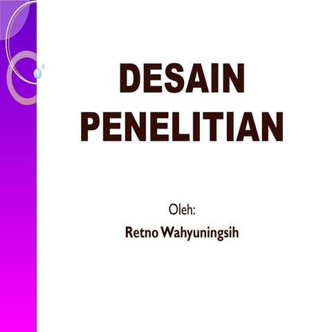 Desain Penelitian | PPT
