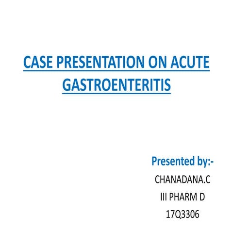 GASTROENTERITIS | PPT