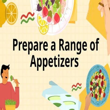 IV. PREPARE RANGE OF APPETIZERS Cookery NCII.pptx