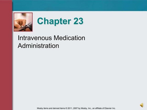 IV Therapy | PPT