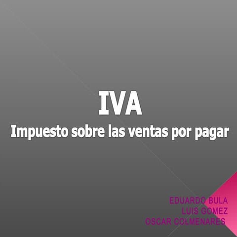 Iva | PPTX