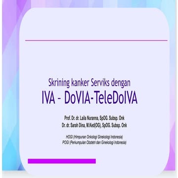 IVA DoIVA TeleDoIVA dr. Sarah Dina.p.ssptx | PPTX