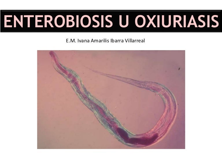 ENTEROBIOSIS U OXIURIASIS