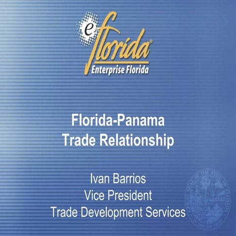Ivan Barrios, Enterprise Florida Vice President of Marketing | PDF