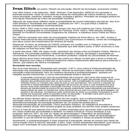 Ivan illich | PDF