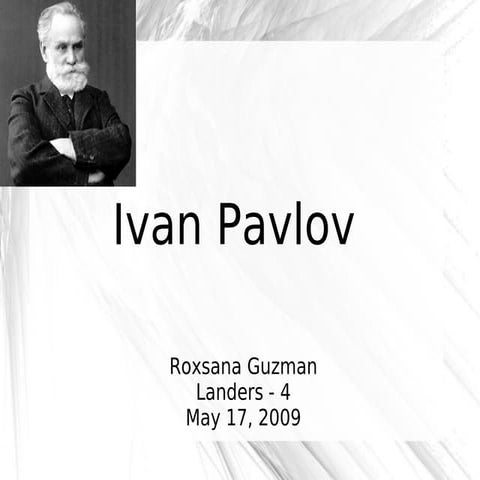 Ivan Pavlov | PPT