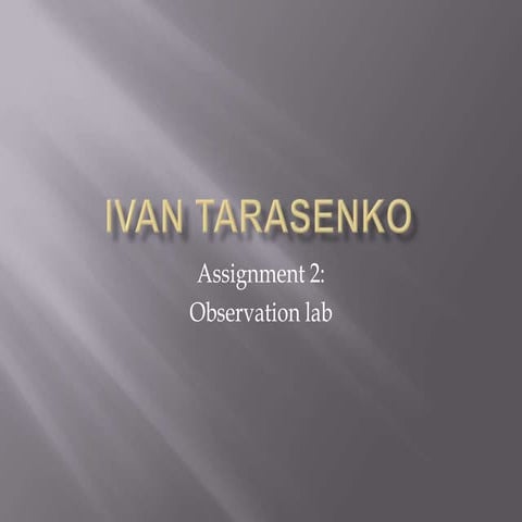 Ivan tarasenko | PPTX