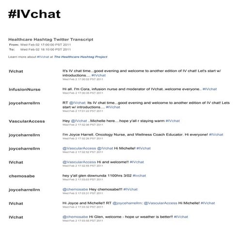 IVchat 02022011 | PDF
