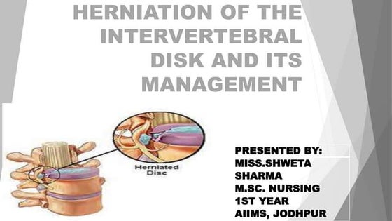 Intervertebral disc prolapse(ivdp) | PPTX | Bone and Joint Conditions ...