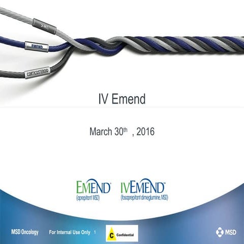 nausea and vomiting IV Emend DRMS Presentation.pptx