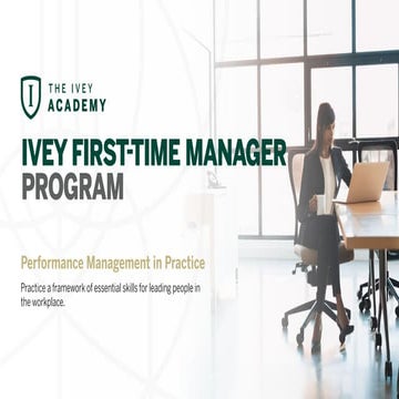 Ivey Leadership Program Overview | PDF