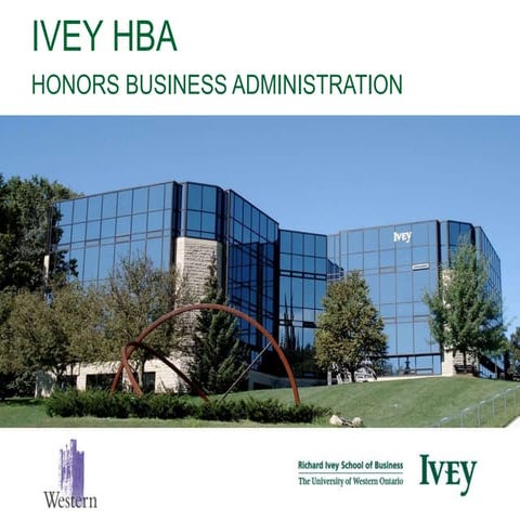 Ivey HBA for YMCI | PPTX
