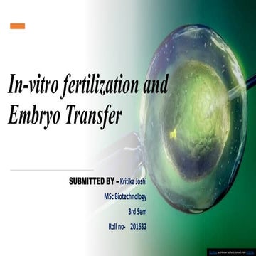 In vitro fertilization | PPTX