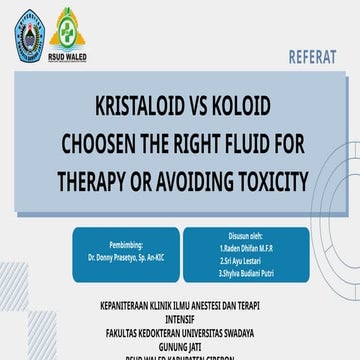 IV FLUID Kristaloid VS Koloid choosen the right fluid for theraphy.pptx