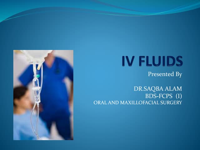 Types of iv fluids and uses | PPTX