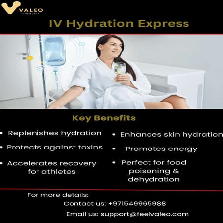 IV Infusion Express Drip UAE | Feelvaleo | PDF