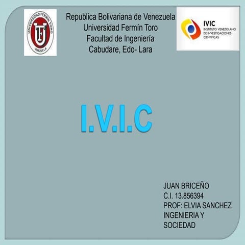 tarea VI IVIC | PPTX