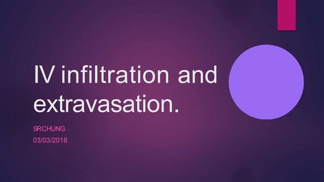 Extravasation | PPT