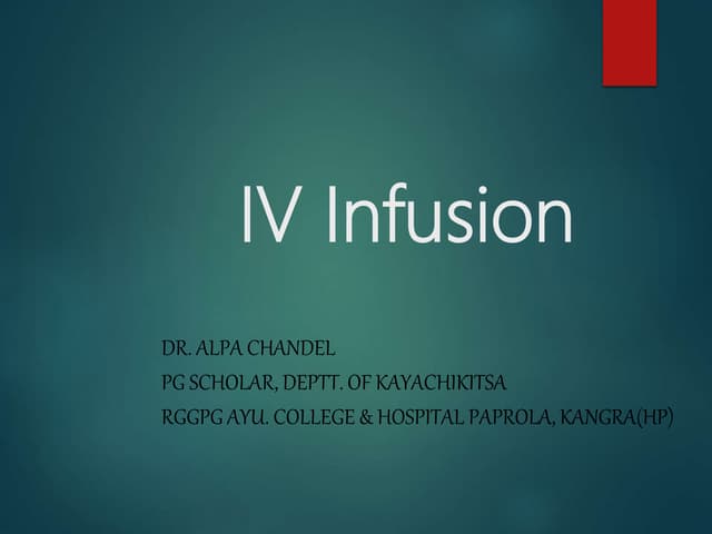 Intra peritoneal (ip) route of drug administration | PPTX