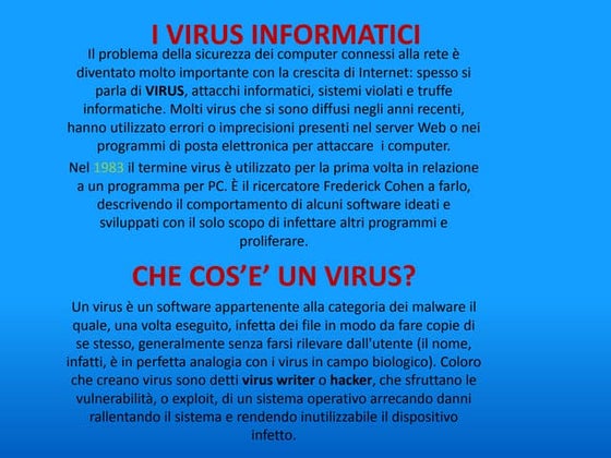 Virus informatici | PPT