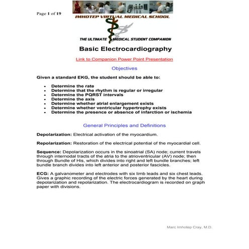 Cardiology Student Notes | PPT