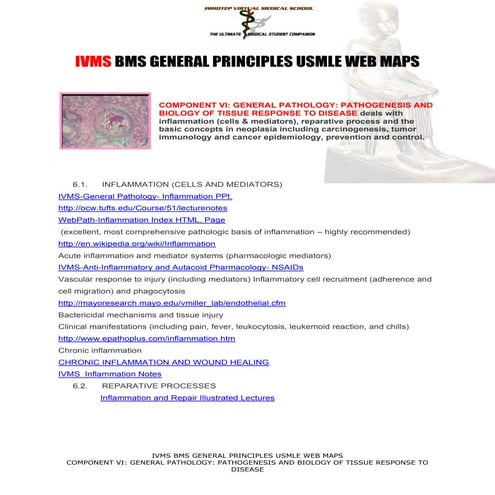 Ivms bms general principles usmle web map general pathology | PDF ...