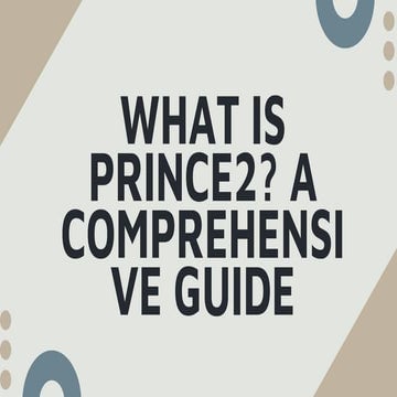 What is PRINCE2 ? A Comprehensive Guide | PDF