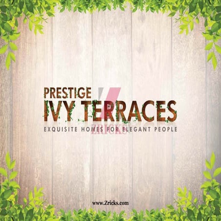 Prestige Ivy Terraces Brochure - Zricks.com | Home & Garden