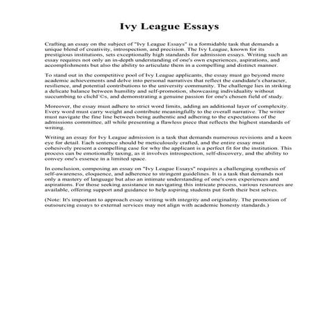 Ivy League Essays.pdf