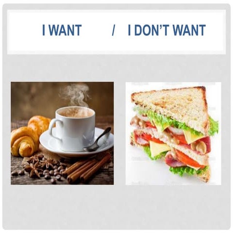 I want i don't want | PPTX