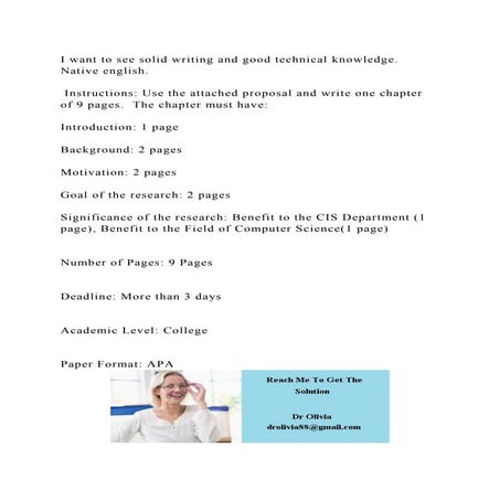 I want to see solid writing and good technical knowledge. Native eng.docx
