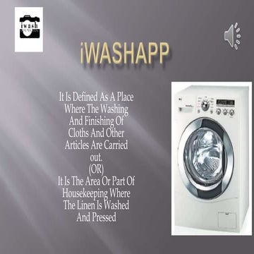 iwash app | PPTX