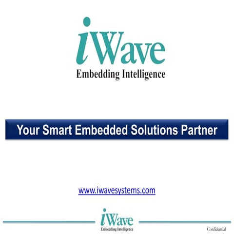 iWave Systems Techologies Pvt Ltd: Products- Software BSPs | PPT