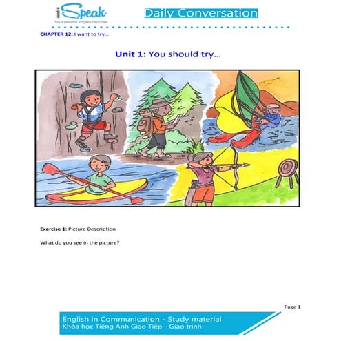 Chapter 1 unit 4. my neighborhood | PDF
