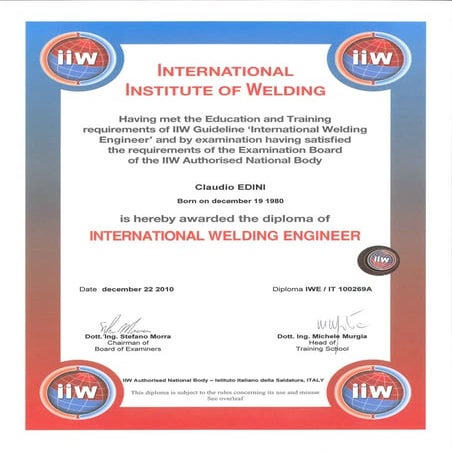 International Welding Engineer | PDF
