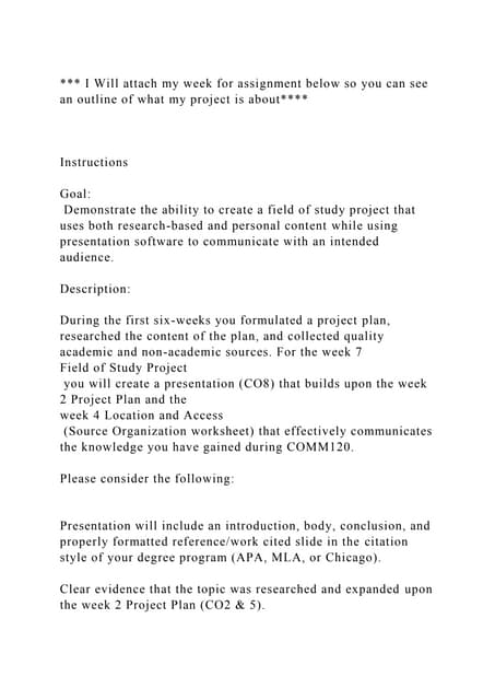 Assignment1) Example of a informal proposal report is located i.docx