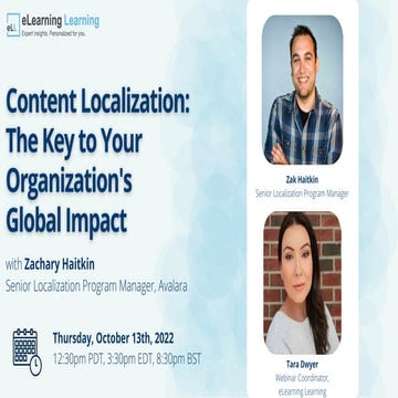 Content Localization: The Key to Your Organization's Global Impact | PDF