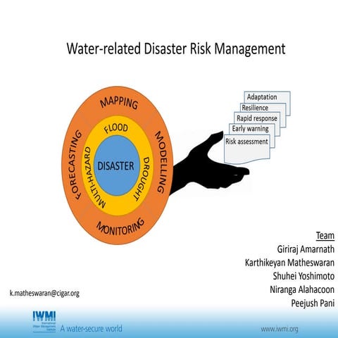 Water-related Disaster Risk Management | PDF