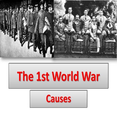 I world war. Causes | PPTX