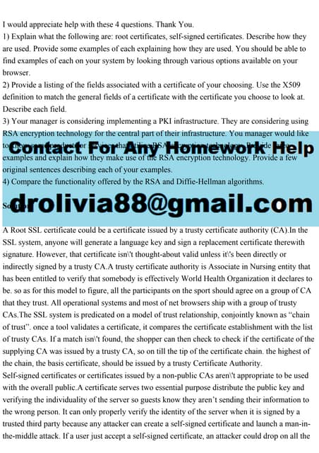 Public key infrastructure | PPTX | Information and Network Security | Computing