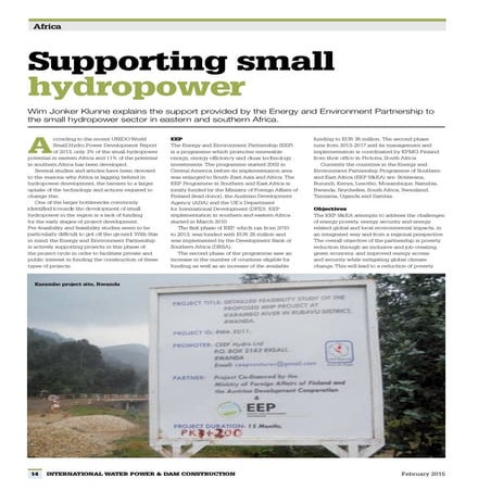 IWP&DC EEP small hydro | PDF